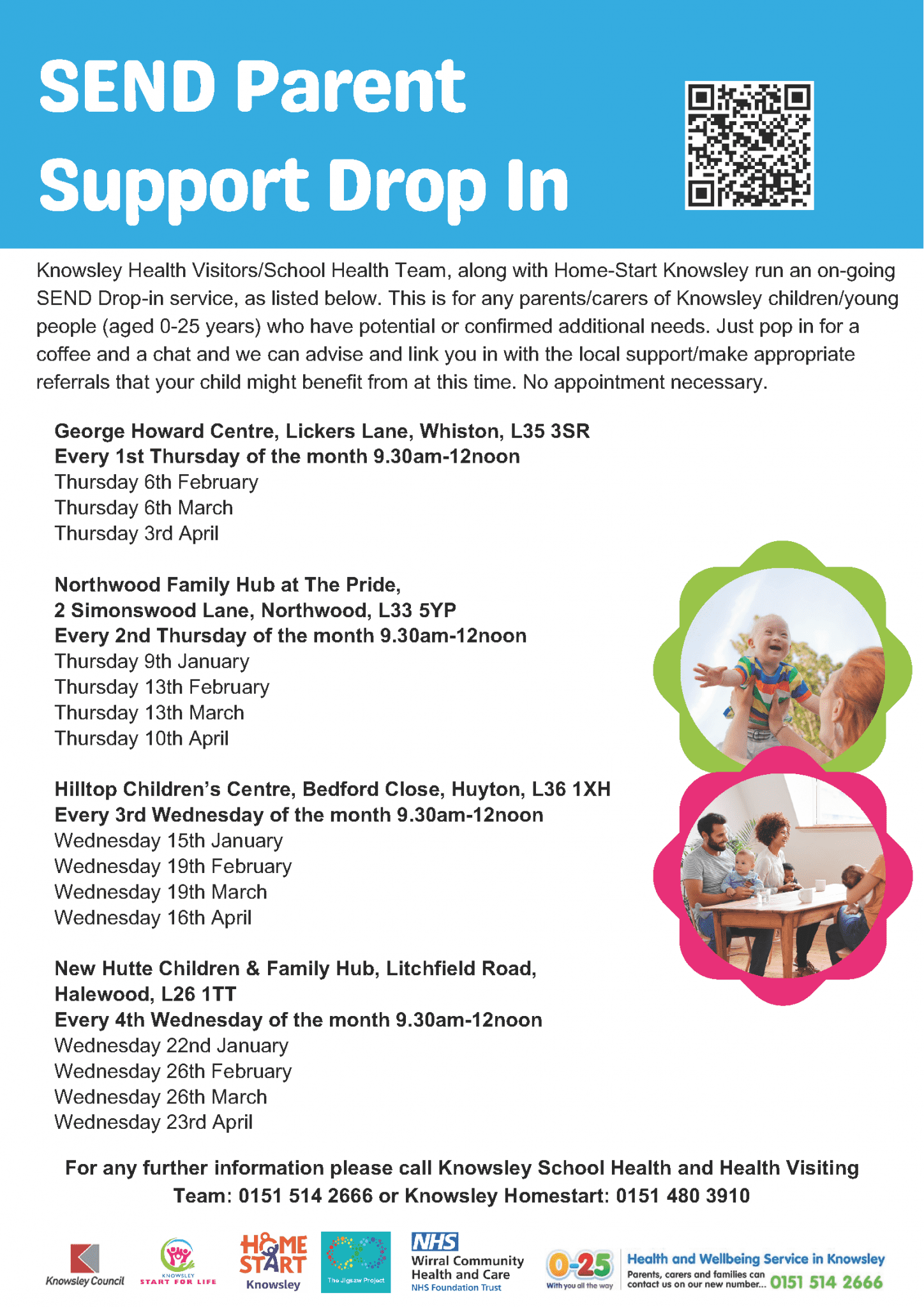 SEND Parent Support Drop In – Home-Start Knowsley
